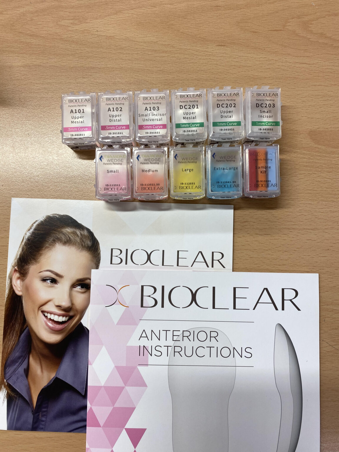 BioClear Anterior Starter Kit- 90 matriitsi, 64 kiilu, 7 TruContact ...